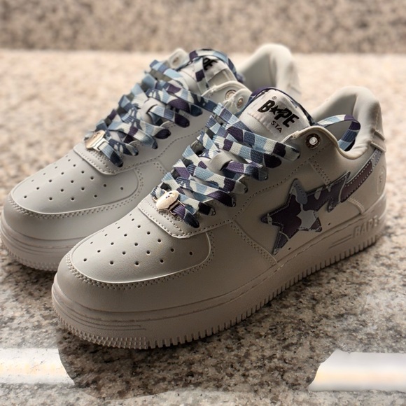 Bape | Shoes | Bapesta Abc Camo Blue | Poshmark